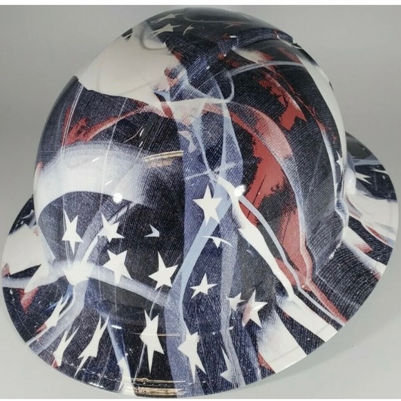 Other | New Full Brim Hard Hat Custom Hydro Dipped Faded Glory American ...